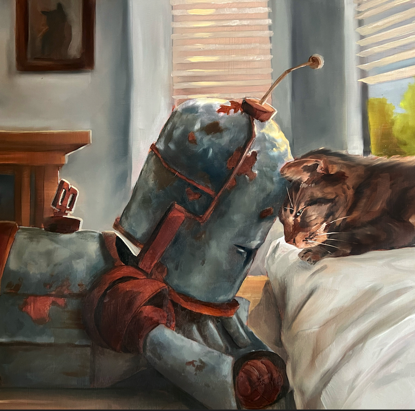 Kitty Bot Print | ROBOTS IN ROWBOATS LLC