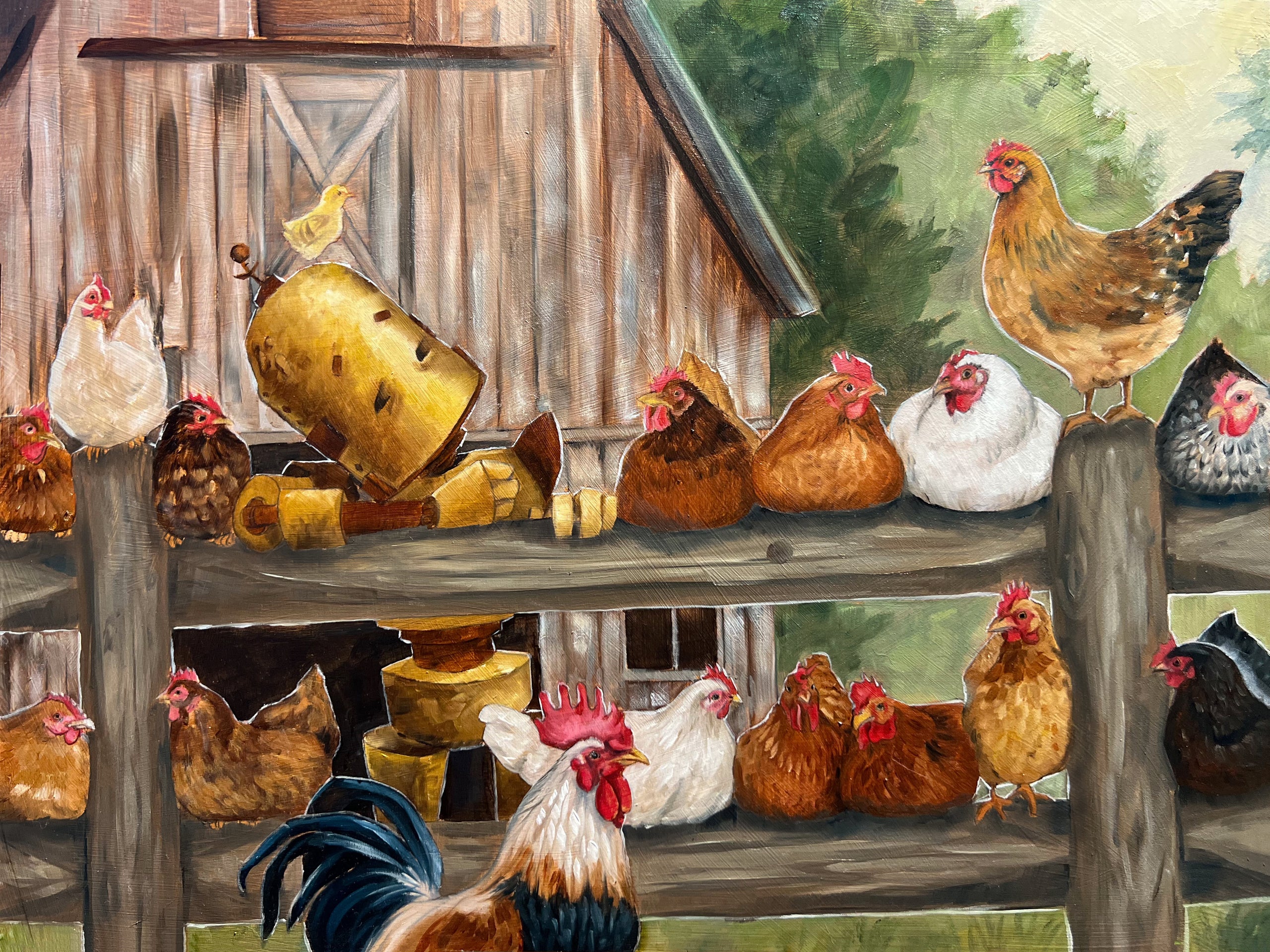 Chickens Bot | ROBOTS IN ROWBOATS LLC